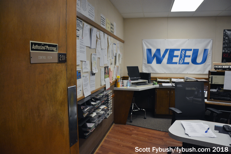 WEEU control room – Fybush.com